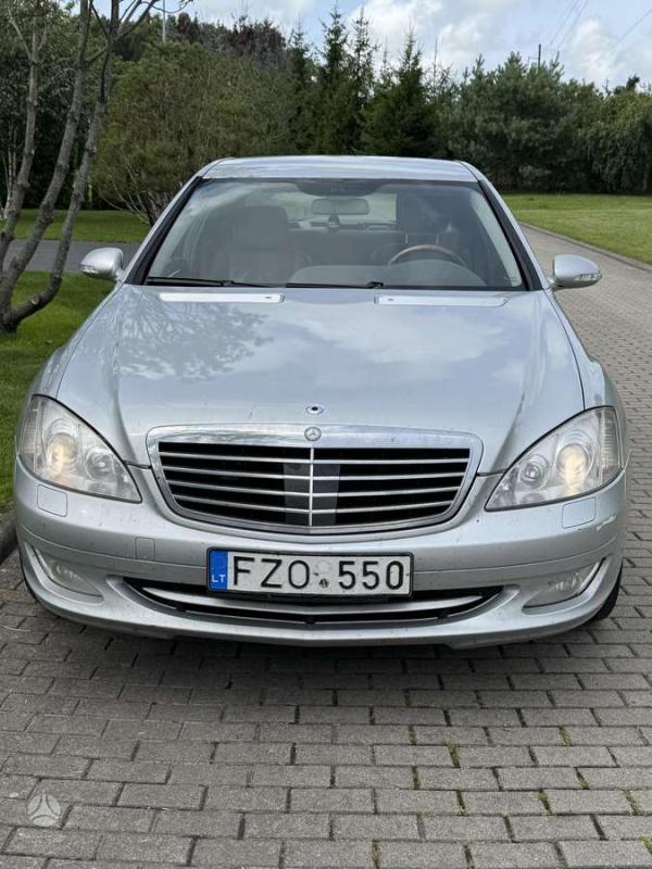 Pelēks Mercedes-Benz S 450 2008 Klaipėda, ar dzinēja tilpumu 4.66 L un nobraukumu 200 tūkst. km par 4000 €, foto 1 vietnē AUTOMOTO.COM.LV