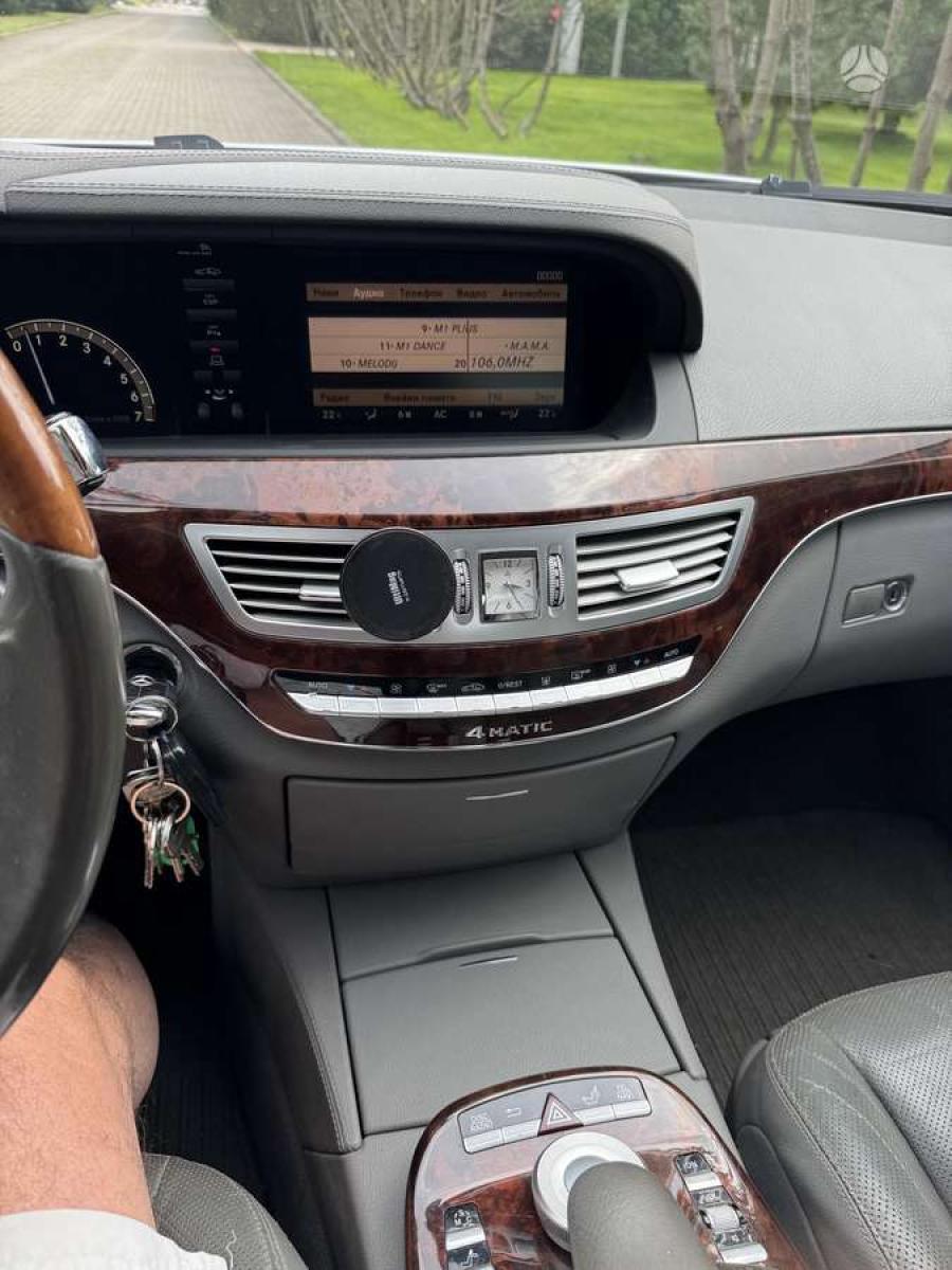 Pelēks Mercedes-Benz S 450 2008 Klaipėda, ar dzinēja tilpumu 4.66 L un nobraukumu 200 tūkst. km par 4000 €, foto 8 vietnē AUTOMOTO.COM.LV