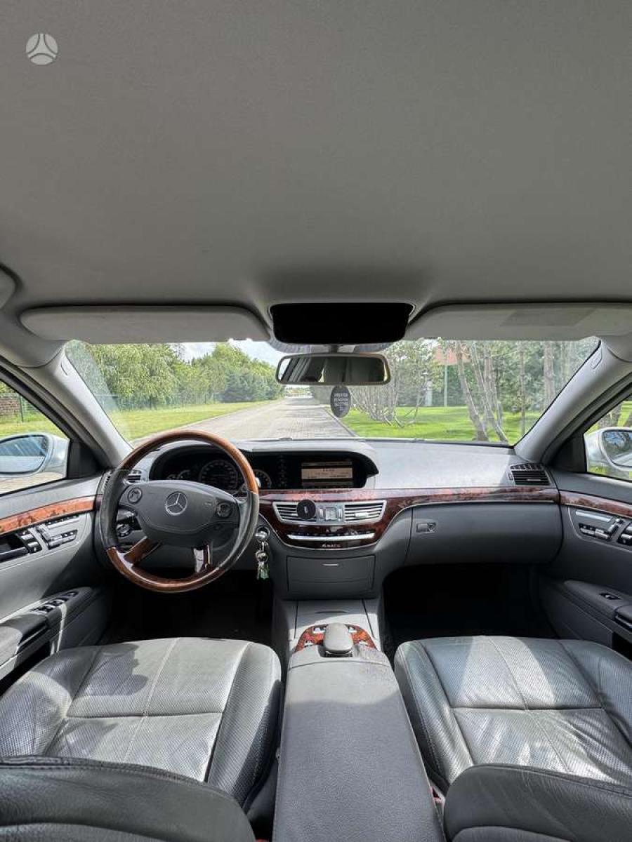 Pelēks Mercedes-Benz S 450 2008 Klaipėda, ar dzinēja tilpumu 4.66 L un nobraukumu 200 tūkst. km par 4000 €, foto 12 vietnē AUTOMOTO.COM.LV