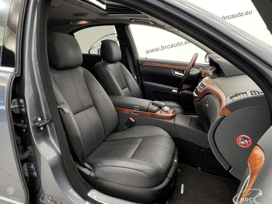 Pelēks Mercedes-Benz S 450 2007 Viļņa, ar dzinēja tilpumu 4.66 L un nobraukumu 211 tūkst. km par 7400 €, foto 9 vietnē AUTOMOTO.COM.LV
