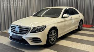 Белый Мерседес С 450 2019 в Рига, объемом двигателя 3.00 л и пробегом 168 тыс. км за 42990 €, фото  на AUTOMOTO.COM.LV