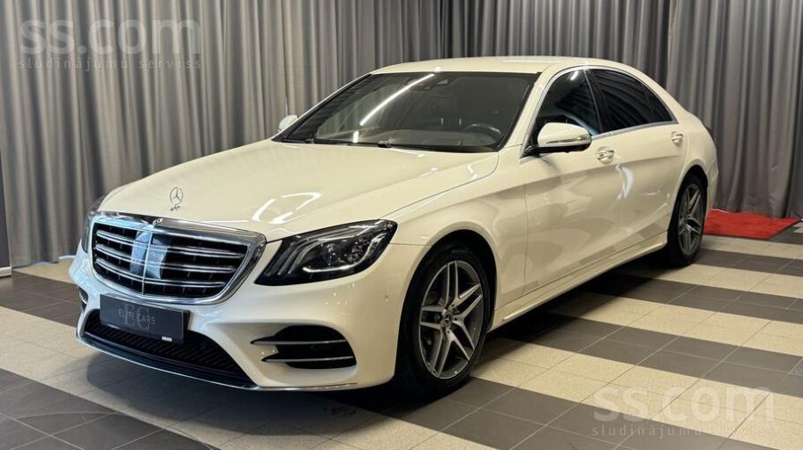 Белый Мерседес С 450 2019 в Рига, объемом двигателя 3.00 л и пробегом 168 тыс. км за 42990 €, фото 1 на AUTOMOTO.COM.LV