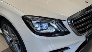 White Mercedes-Benz S 450 2019 in Riga, with an engine capacity of 3.00 L and mileage of 168 thousand km for 42990 €, photo 10 on AUTOMOTO.COM.LV