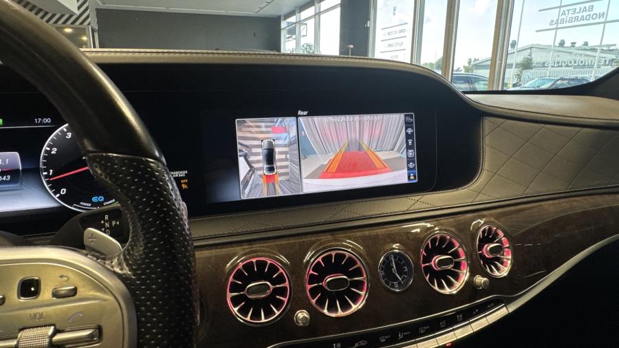 White Mercedes-Benz S 450 2019 in Riga, with an engine capacity of 3.00 L and mileage of 168 thousand km for 42990 €, photo 24 on AUTOMOTO.COM.LV