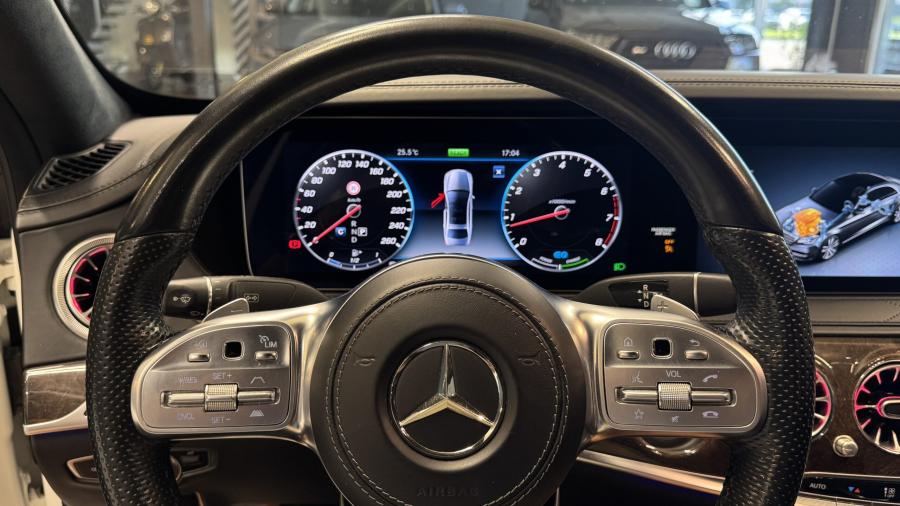 White Mercedes-Benz S 450 2019 in Riga, with an engine capacity of 3.00 L and mileage of 168 thousand km for 42990 €, photo 31 on AUTOMOTO.COM.LV