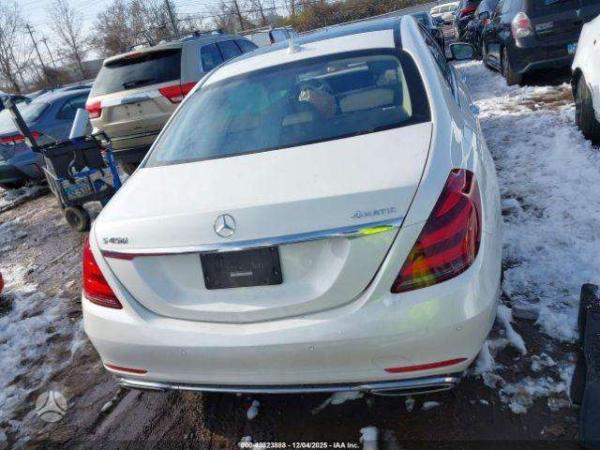 White Mercedes-Benz S 450 2020 in Klaipeda, with an engine capacity of 0.00 L and mileage of 111 thousand km for 12600 €, photo 3 on AUTOMOTO.COM.LV