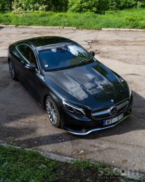 Black Mercedes-Benz S 500 2014 in Riga, with an engine capacity of 4.70 L and mileage of 157 thousand km for 41000 €, photo 1 on AUTOMOTO.COM.LV
