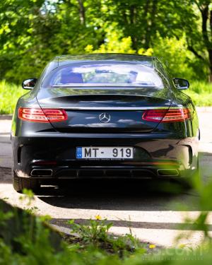 Black Mercedes-Benz S 500 2014 in Riga, with an engine capacity of 4.70 L and mileage of 157 thousand km for 41000 €, photo 7 on AUTOMOTO.COM.LV