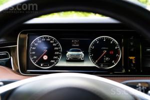 Black Mercedes-Benz S 500 2014 in Riga, with an engine capacity of 4.70 L and mileage of 157 thousand km for 41000 €, photo 15 on AUTOMOTO.COM.LV