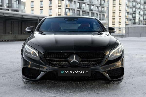 Black Mercedes-Benz S 500 2015 in Vilnius, with an engine capacity of 4.66 L and mileage of 322 thousand km for 24950 €, photo 10 on AUTOMOTO.COM.LV