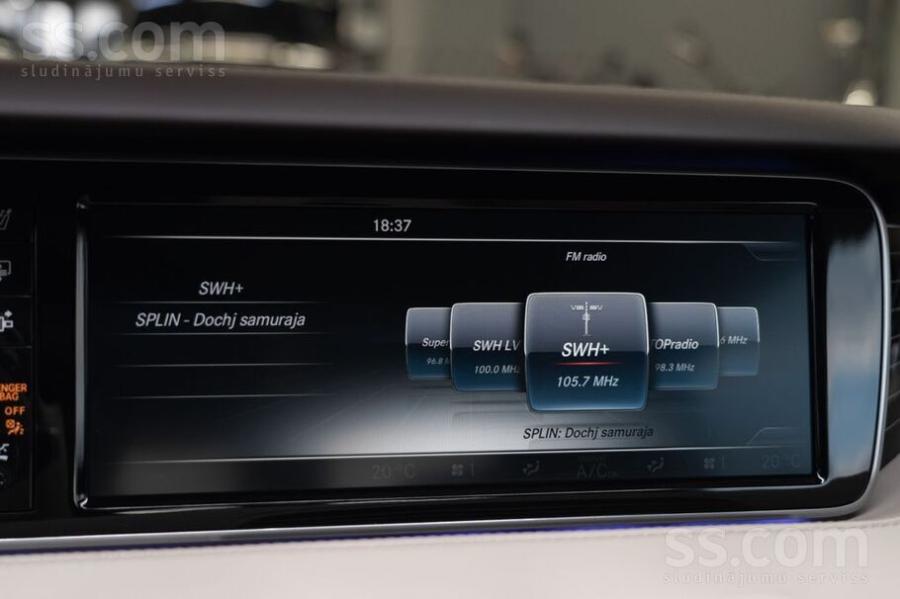 Melns Mercedes-Benz S 500 2015 Rīga, ar dzinēja tilpumu 4.60 L un nobraukumu 64 tūkst. km par 55000 €, foto 27 vietnē AUTOMOTO.COM.LV