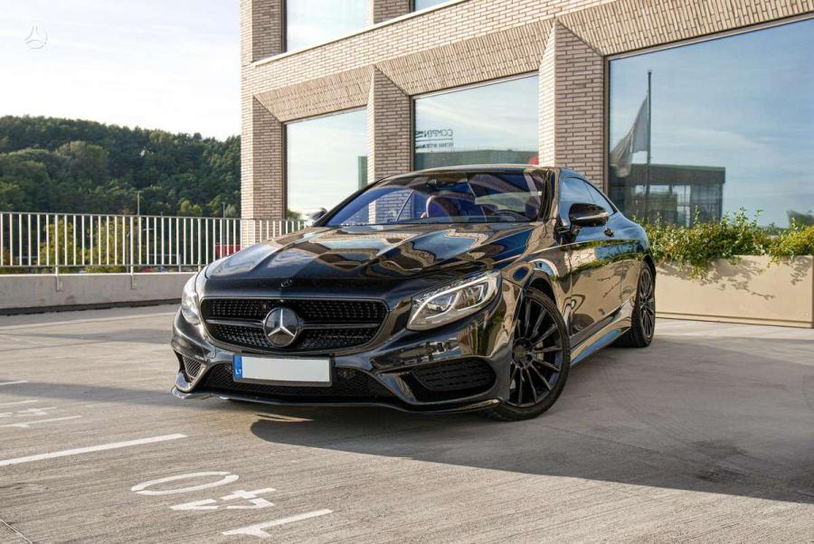 Black Mercedes-Benz S 500 2015 in Vilnius, with an engine capacity of 4.66 L and mileage of 323 thousand km for 24999 €, photo 3 on AUTOMOTO.COM.LV