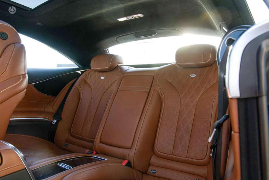 Black Mercedes-Benz S 500 2015 in Vilnius, with an engine capacity of 4.66 L and mileage of 323 thousand km for 24999 €, photo 19 on AUTOMOTO.COM.LV