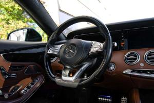 Black Mercedes-Benz S 500 2015 in Vilnius, with an engine capacity of 4.66 L and mileage of 323 thousand km for 24999 €, photo 22 on AUTOMOTO.COM.LV