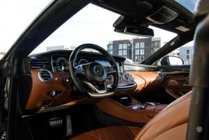 Black Mercedes-Benz S 500 2015 in Vilnius, with an engine capacity of 4.66 L and mileage of 323 thousand km for 24999 €, photo 23 on AUTOMOTO.COM.LV