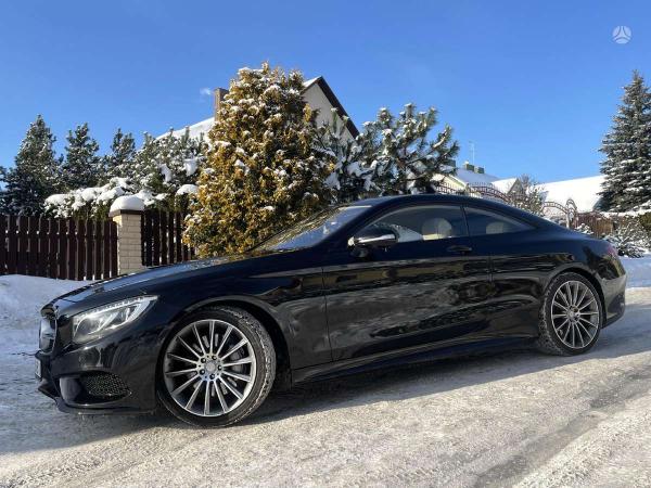 Black Mercedes-Benz S 500 2016 in Vilnius, with an engine capacity of 4.66 L and mileage of 162 thousand km for 35500 €, photo 1 on AUTOMOTO.COM.LV