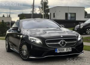Black Mercedes-Benz S 500 2016 in Valka, with an engine capacity of 4.70 L and mileage of 173 thousand km for 36500 €, photo  on AUTOMOTO.COM.LV