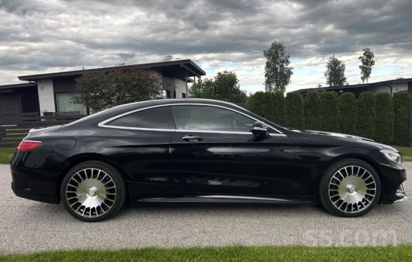 Black Mercedes-Benz S 500 2016 in Valka, with an engine capacity of 4.70 L and mileage of 173 thousand km for 36500 €, photo 6 on AUTOMOTO.COM.LV