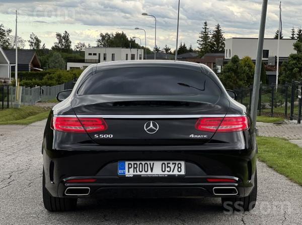 Black Mercedes-Benz S 500 2016 in Valka, with an engine capacity of 4.70 L and mileage of 173 thousand km for 36500 €, photo 9 on AUTOMOTO.COM.LV