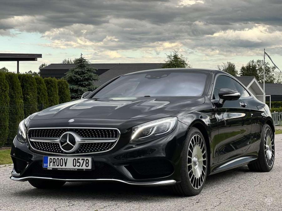 Black Mercedes-Benz S 500 2016 in Tartu, with an engine capacity of 4.66 L and mileage of 173 thousand km for 36500 €, photo 3 on AUTOMOTO.COM.LV