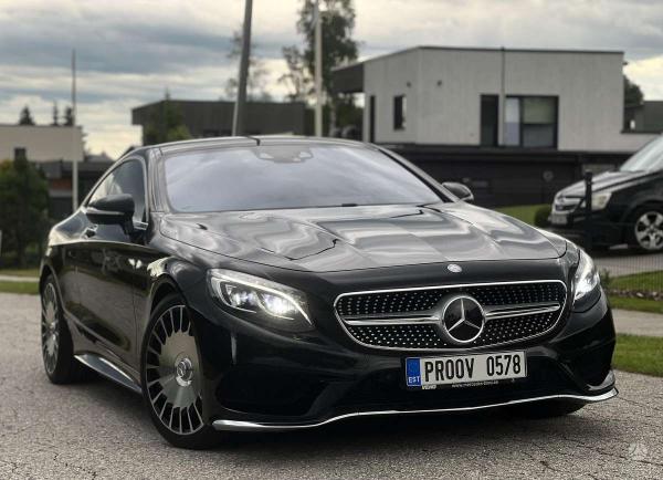 Black Mercedes-Benz S 500 2016 in Tartu, with an engine capacity of 4.66 L and mileage of 173 thousand km for 36500 €, photo 3 on AUTOMOTO.COM.LV