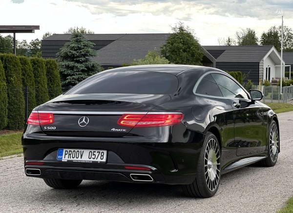 Black Mercedes-Benz S 500 2016 in Tartu, with an engine capacity of 4.66 L and mileage of 173 thousand km for 36500 €, photo 4 on AUTOMOTO.COM.LV