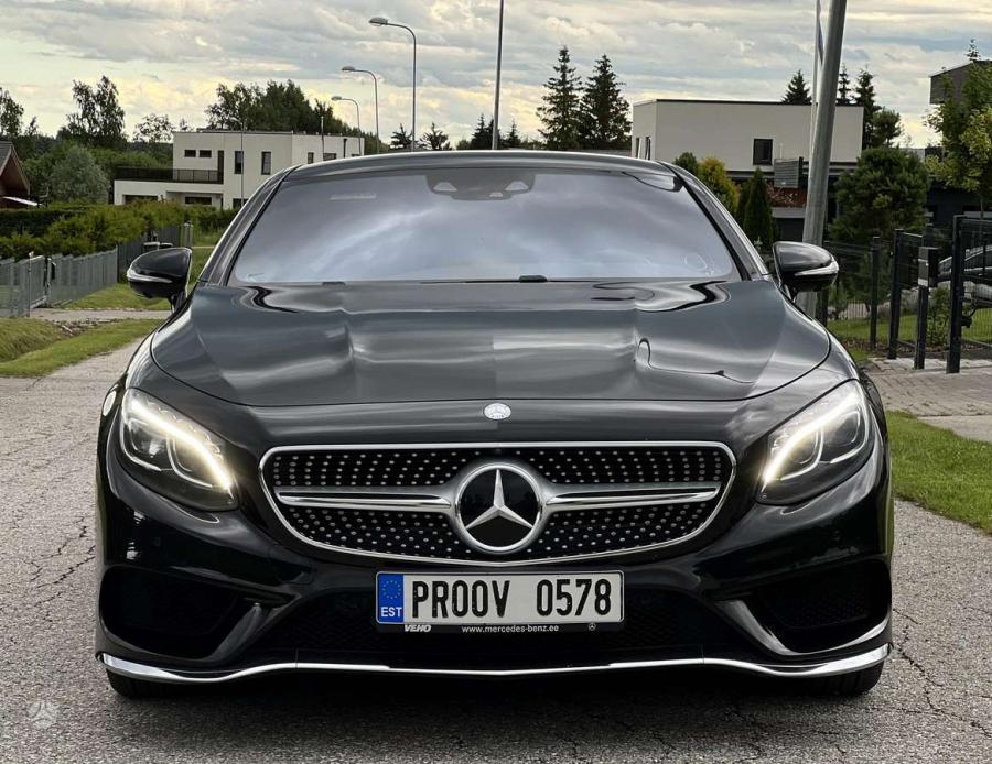 Black Mercedes-Benz S 500 2016 in Tartu, with an engine capacity of 4.66 L and mileage of 173 thousand km for 36500 €, photo 9 on AUTOMOTO.COM.LV