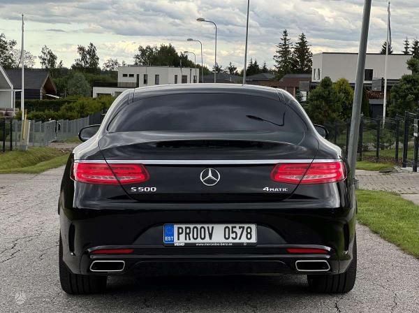 Black Mercedes-Benz S 500 2016 in Tartu, with an engine capacity of 4.66 L and mileage of 173 thousand km for 36500 €, photo 9 on AUTOMOTO.COM.LV