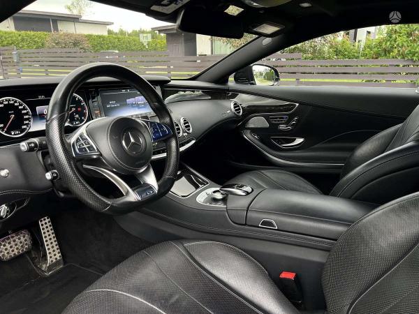 Black Mercedes-Benz S 500 2016 in Tartu, with an engine capacity of 4.66 L and mileage of 173 thousand km for 36500 €, photo 10 on AUTOMOTO.COM.LV