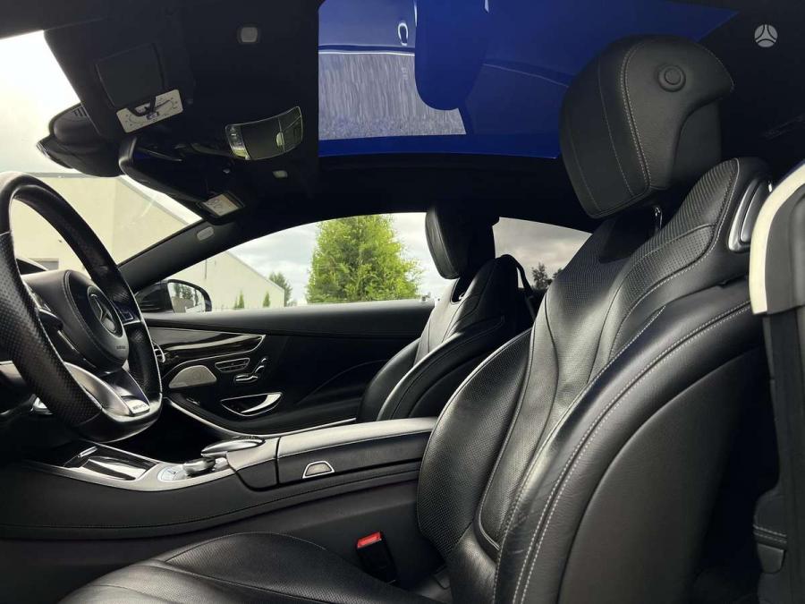 Black Mercedes-Benz S 500 2016 in Tartu, with an engine capacity of 4.66 L and mileage of 173 thousand km for 36500 €, photo 13 on AUTOMOTO.COM.LV
