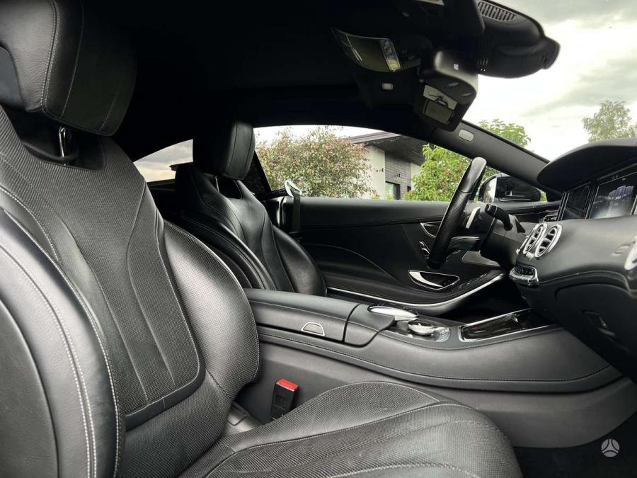 Black Mercedes-Benz S 500 2016 in Tartu, with an engine capacity of 4.66 L and mileage of 173 thousand km for 36500 €, photo 14 on AUTOMOTO.COM.LV