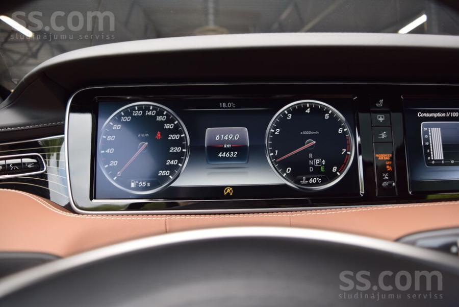 Черный Мерседес С 500 2018 в Рига, объемом двигателя 4.70 л и пробегом 45 тыс. км за 69900 €, фото 13 на AUTOMOTO.COM.LV