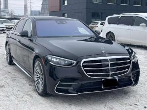 Melns Mercedes-Benz S 500 2022 Kauņa, ar dzinēja tilpumu 3.00 L un nobraukumu 76 tūkst. km par 64000 €, foto 4 vietnē AUTOMOTO.COM.LV