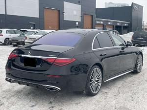 Melns Mercedes-Benz S 500 2022 Kauņa, ar dzinēja tilpumu 3.00 L un nobraukumu 76 tūkst. km par 64000 €, foto 7 vietnē AUTOMOTO.COM.LV