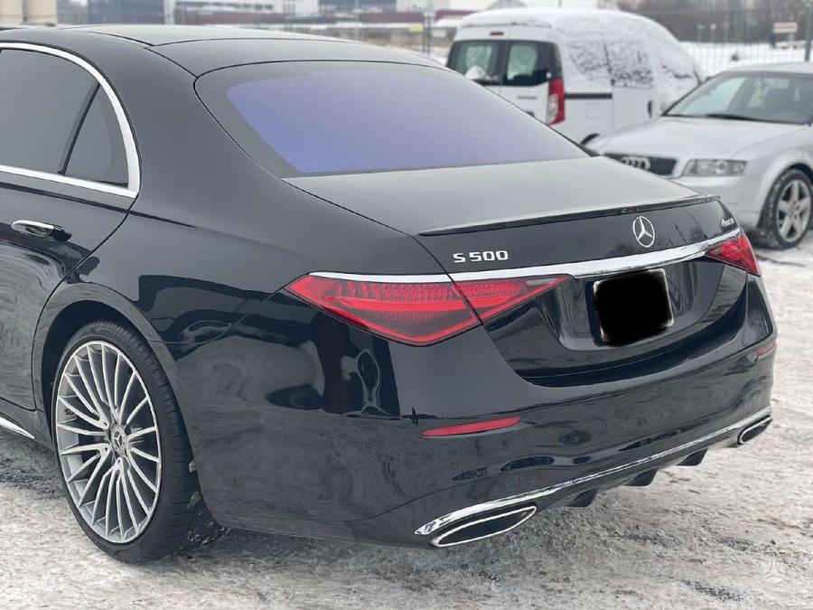 Melns Mercedes-Benz S 500 2022 Kauņa, ar dzinēja tilpumu 3.00 L un nobraukumu 76 tūkst. km par 64000 €, foto 20 vietnē AUTOMOTO.COM.LV