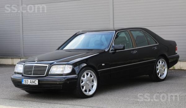 Mercedes-Benz S 500 1995 Tallina vietnē Melns Mercedes-Benz S 500 1995 Tallina, ar dzinēja tilpumu 5.00 L un nobraukumu 188 tūkst. km par 12999 €, foto 3 vietnē AUTOMOTO.COM.LV