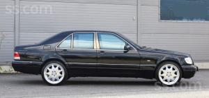 Melns Mercedes-Benz S 500 1995 Tallina, ar dzinēja tilpumu 5.00 L un nobraukumu 188 tūkst. km par 12999 €, foto 5 vietnē AUTOMOTO.COM.LV