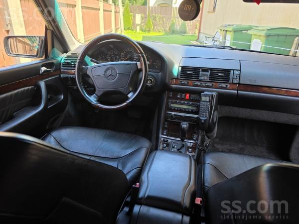 Черный Мерседес С 500 1997 в Рига, объемом двигателя 5.00 л и пробегом 400 тыс. км за 8500 €, фото 6 на AUTOMOTO.COM.LV