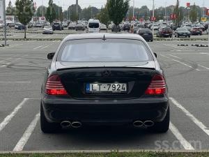 Melns Mercedes-Benz S 500 1999 Rīga, ar dzinēja tilpumu 5.00 L un nobraukumu 354 tūkst. km par 4650 €, foto 5 vietnē AUTOMOTO.COM.LV
