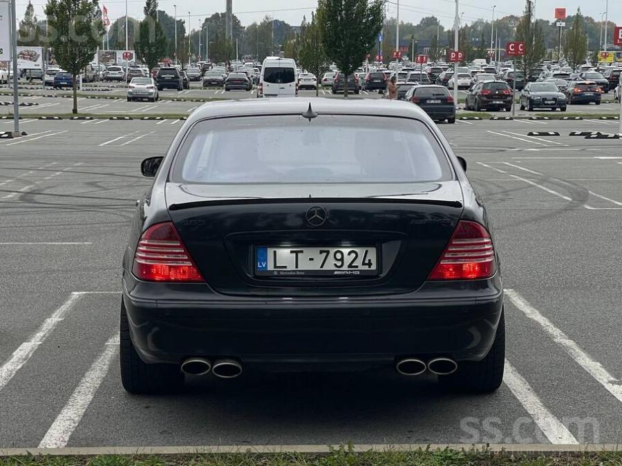 Melns Mercedes-Benz S 500 1999 Rīga, ar dzinēja tilpumu 5.00 L un nobraukumu 354 tūkst. km par 4650 €, foto 5 vietnē AUTOMOTO.COM.LV