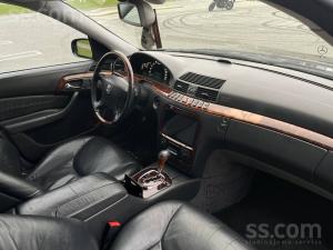 Melns Mercedes-Benz S 500 1999 Rīga, ar dzinēja tilpumu 5.00 L un nobraukumu 354 tūkst. km par 4650 €, foto 9 vietnē AUTOMOTO.COM.LV