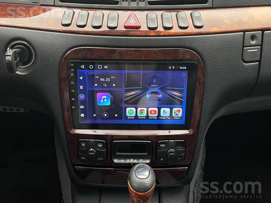 Melns Mercedes-Benz S 500 1999 Rīga, ar dzinēja tilpumu 5.00 L un nobraukumu 354 tūkst. km par 4650 €, foto 15 vietnē AUTOMOTO.COM.LV