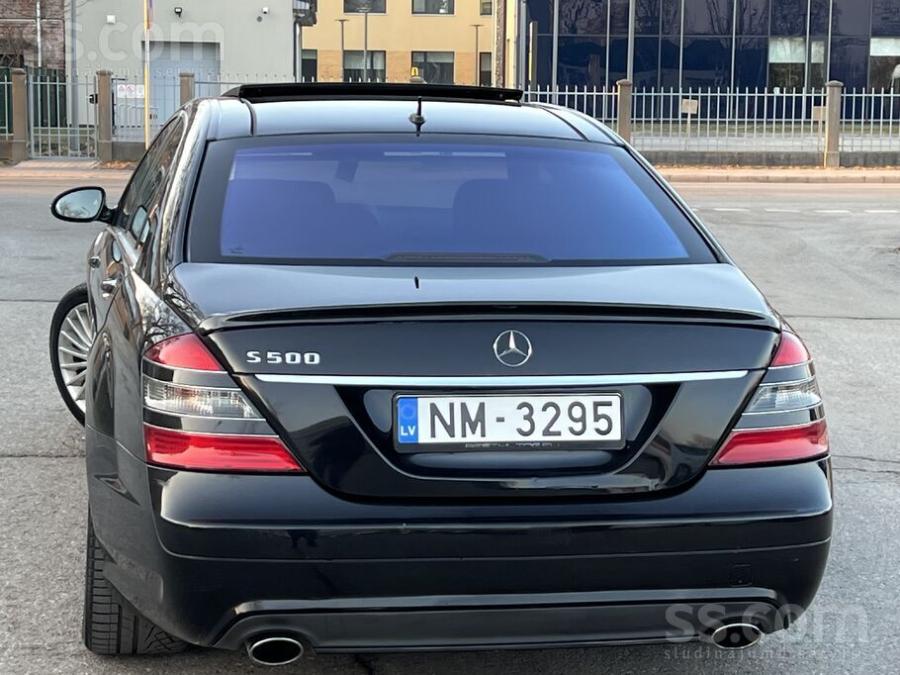 Черный Мерседес С 500 2007 в Елгава, объемом двигателя 5.50 л и пробегом 379 тыс. км за 4200 €, фото 7 на AUTOMOTO.COM.LV