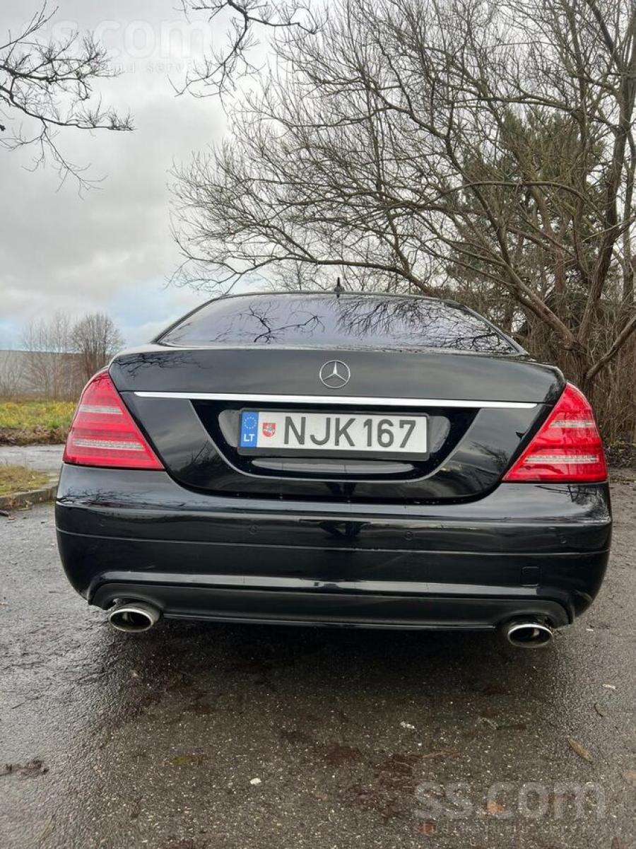 Melns Mercedes-Benz S 500 2008 Rīga, ar dzinēja tilpumu 5.50 L un nobraukumu 345 tūkst. km par 7900 €, foto 6 vietnē AUTOMOTO.COM.LV
