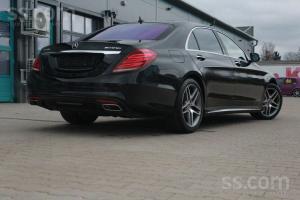 Black Mercedes-Benz S 500 2013 in Riga, with an engine capacity of 4.70 L and mileage of 117 thousand km for 22000 €, photo 5 on AUTOMOTO.COM.LV