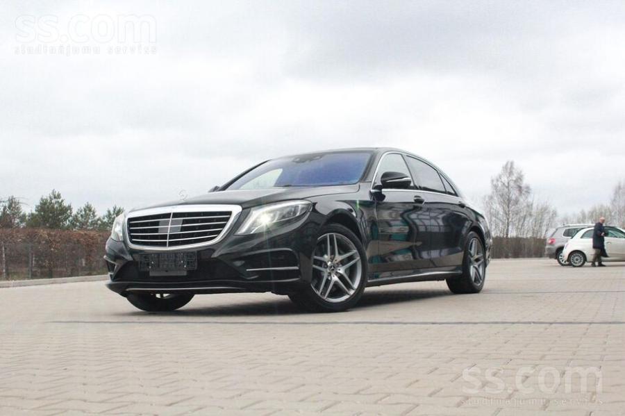 Black Mercedes-Benz S 500 2013 in Riga, with an engine capacity of 4.70 L and mileage of 117 thousand km for 22000 €, photo 13 on AUTOMOTO.COM.LV