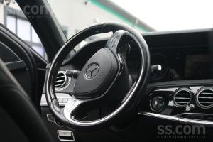 Black Mercedes-Benz S 500 2013 in Riga, with an engine capacity of 4.70 L and mileage of 117 thousand km for 22000 €, photo 14 on AUTOMOTO.COM.LV
