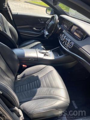 Black Mercedes-Benz S 500 2013 in Riga, with an engine capacity of 4.70 L and mileage of 117 thousand km for 22000 €, photo 17 on AUTOMOTO.COM.LV