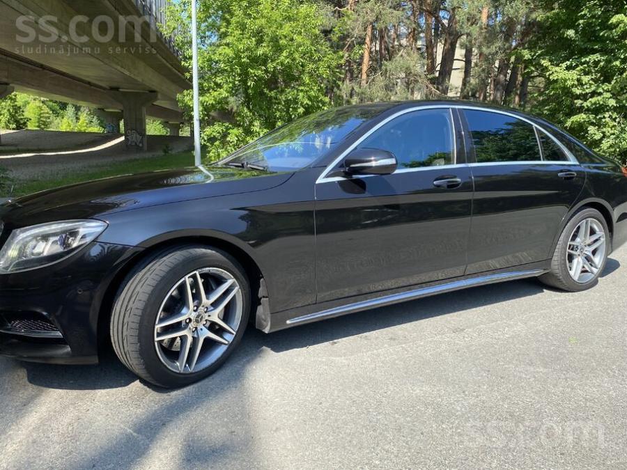 Black Mercedes-Benz S 500 2013 in Riga, with an engine capacity of 4.70 L and mileage of 117 thousand km for 22000 €, photo 18 on AUTOMOTO.COM.LV