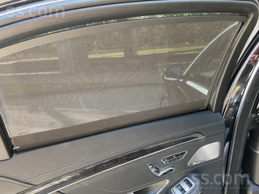 Black Mercedes-Benz S 500 2013 in Riga, with an engine capacity of 4.70 L and mileage of 117 thousand km for 22000 €, photo 23 on AUTOMOTO.COM.LV